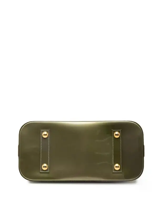 LOUIS VUITTON Monogram Vernis Alma Pm Handbag - Green