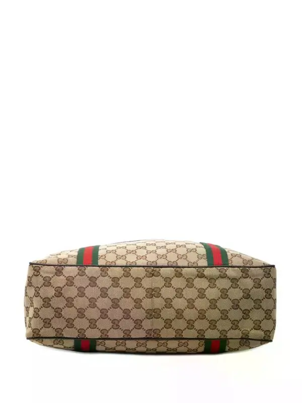 Gucci Gg Canvas Web Business Bag