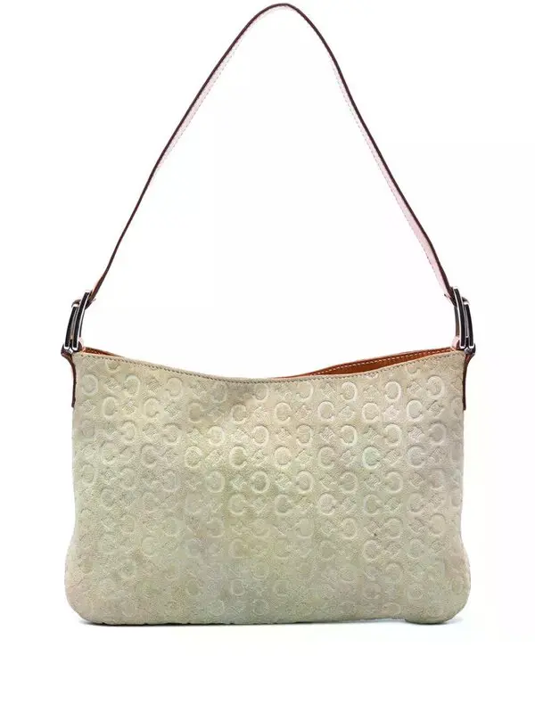 Celine Macadam Suede Shoulder Bag