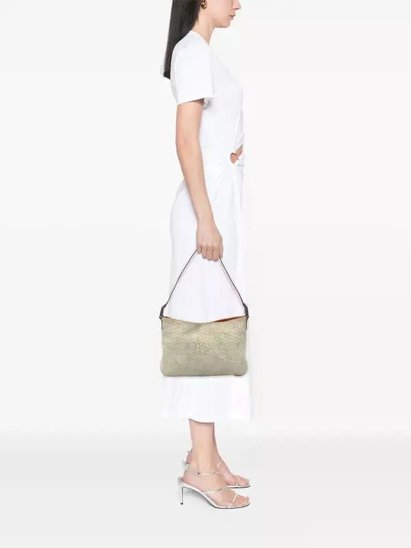 Celine Macadam Suede Shoulder Bag