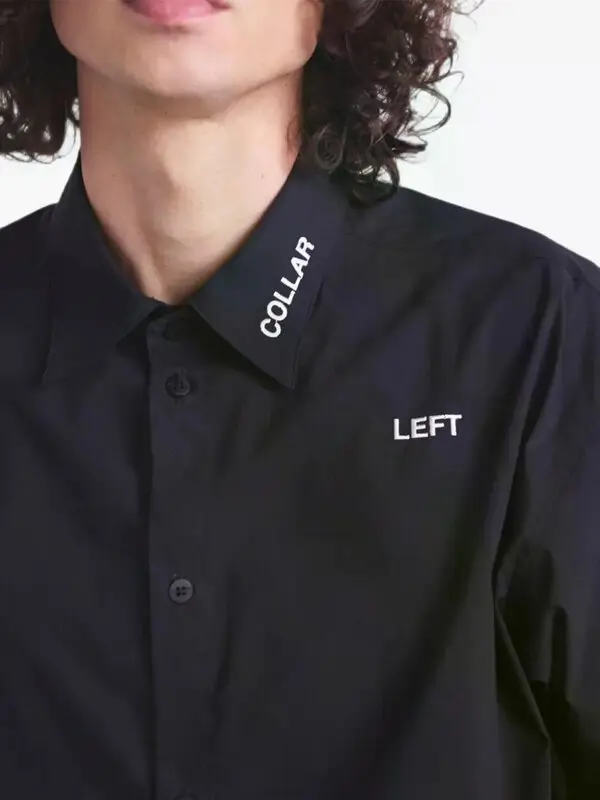 YOSHIOKUBO Typography Short Sleeve Shirt