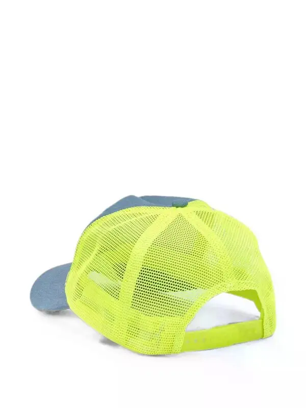 Kapital Logo-print Mesh-panel Baseball Cap - Yellow