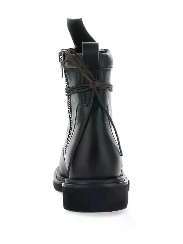 Rick Owens Gabe Lace-up Leather Boots