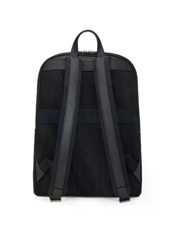 FERRAGAMO Monogram Embossed Calfskin Backpack