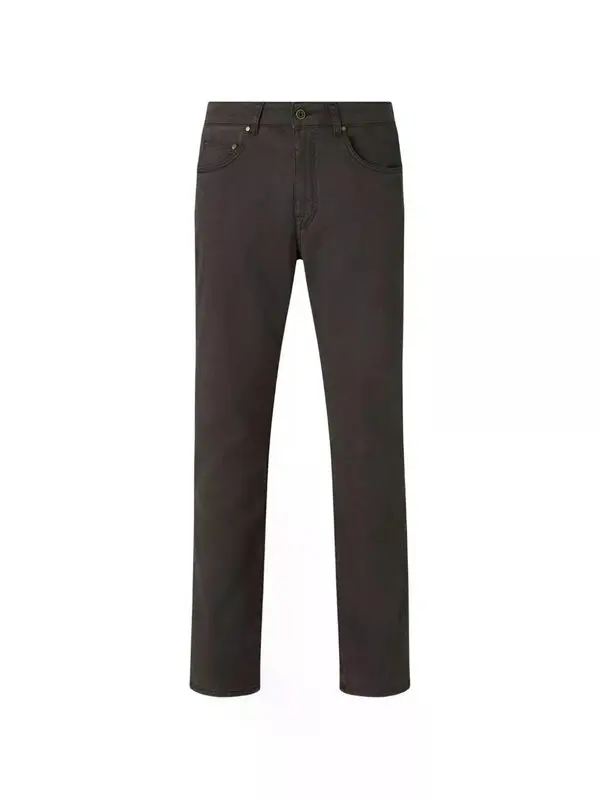 Boglioli Garment-dyed Five-pocket Trousers - Brown