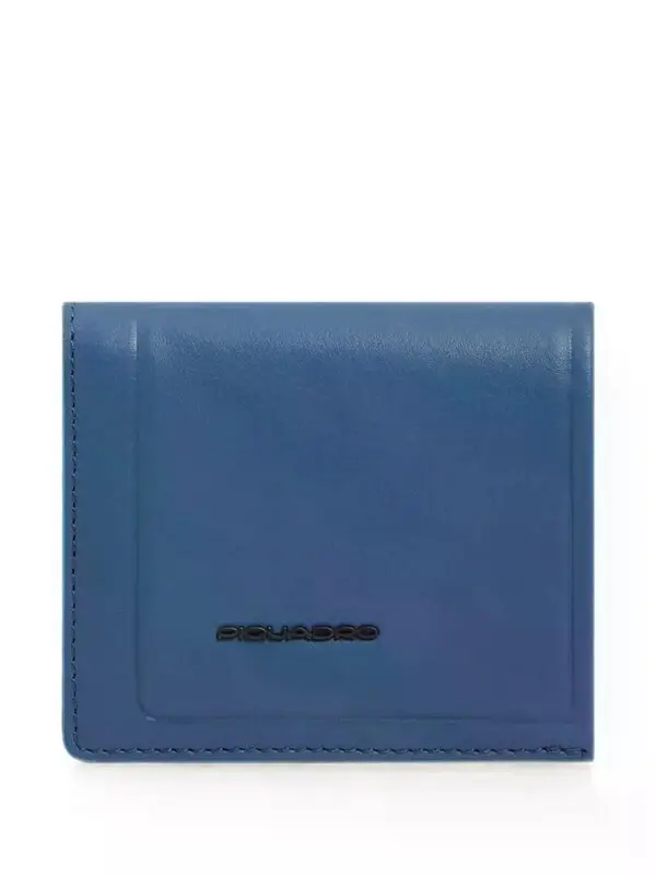 PIQUADRO Vertical Trifold Wallet - Blue