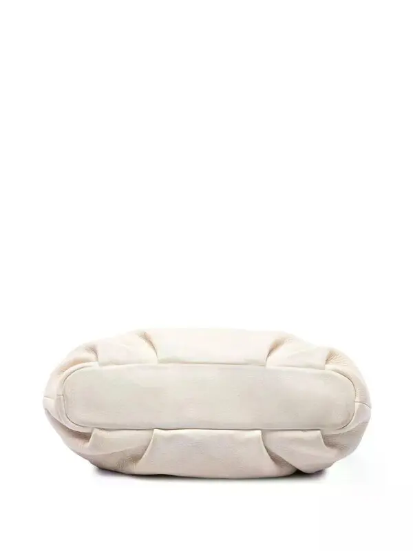 Prada Vitello Daino Ruched Clutch Bag