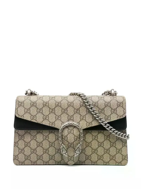 Gucci Gg Supreme Dionysus Shoulder Bag - Neutrals