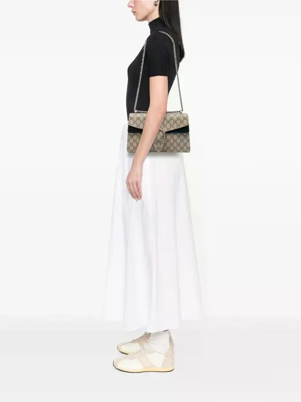 Gucci Gg Supreme Dionysus Shoulder Bag - Neutrals