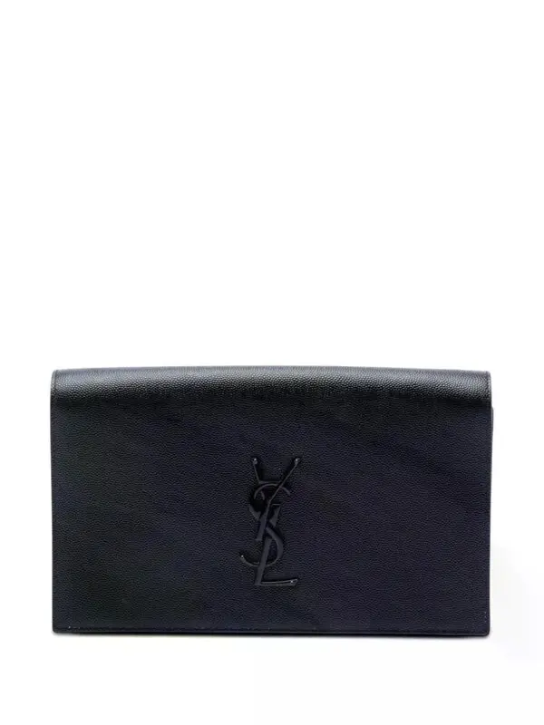 Saint Laurent Monogram Monochrome Clutch Bag