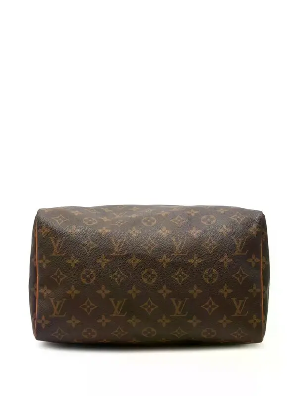 LOUIS VUITTON Monogram Speedy 30 Boston Bag - Brown