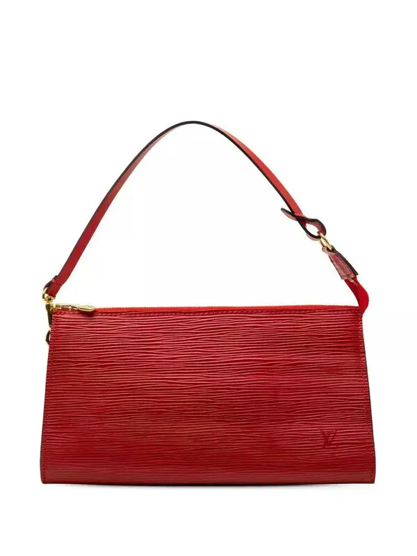 LOUIS VUITTON Epi Pochette Pochette Accessories Shoulder Bag - Red