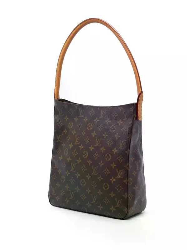 LOUIS VUITTON Monogram Canvas Looping Gm Shoulder Bag - Brown