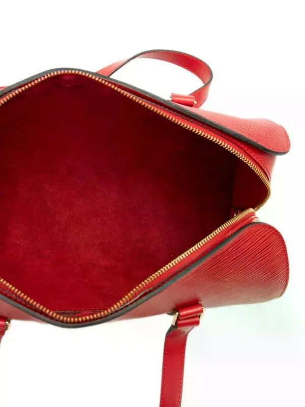LOUIS VUITTON 1997 Epi Soufflot Handbag - Red