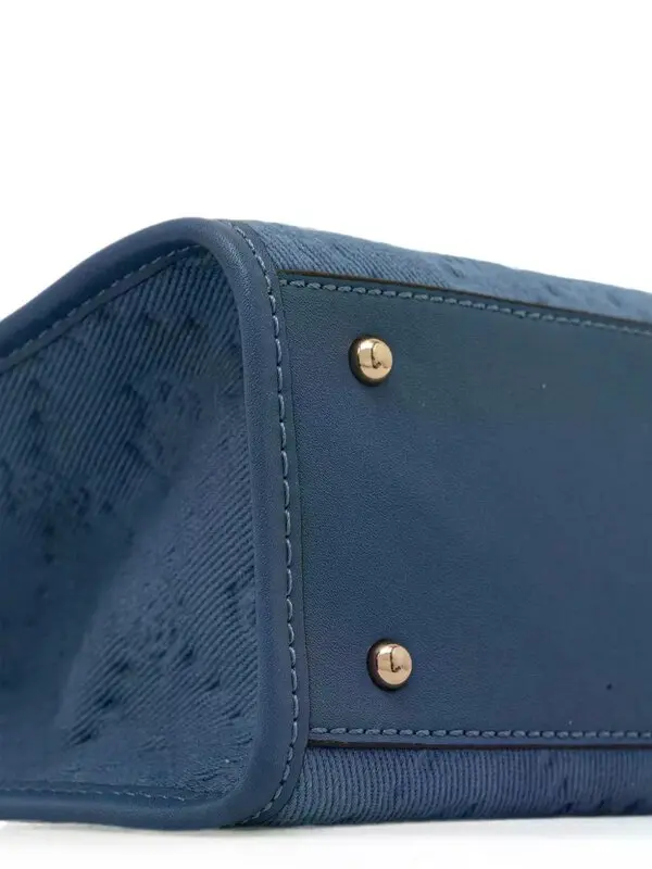 Guess Logo Debossed Tote Bag