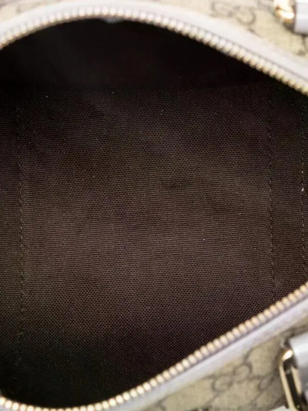 Gucci Small Gg Supreme Joy Boston Bag - Neutrals
