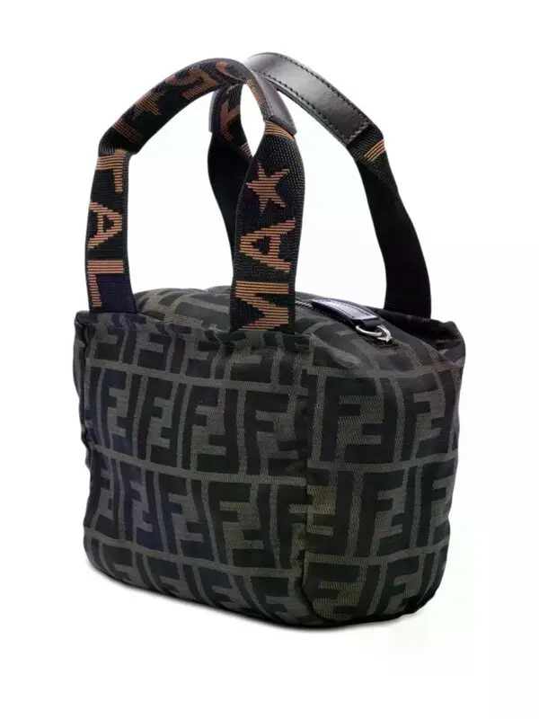 Fendi Mini Zucca Canvas Handbag - Brown
