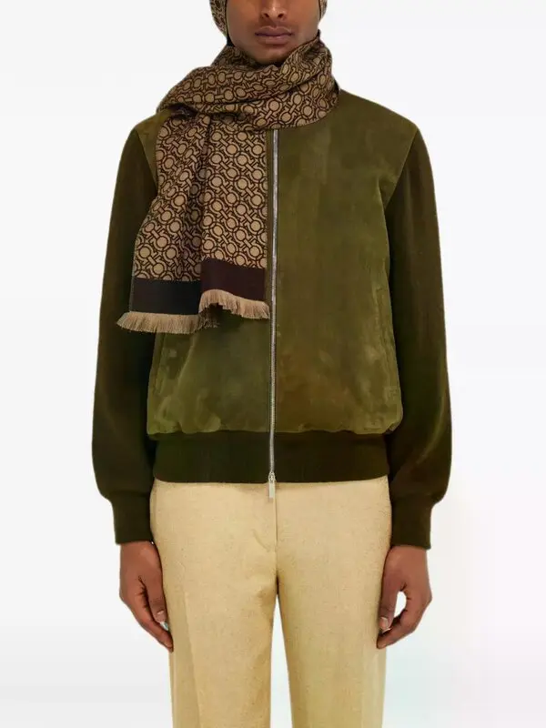 FERRAGAMO Gancini Chain Scarf - Neutrals