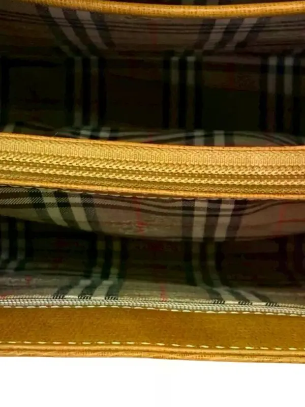 Burberry Calf Leather Handbag - Yellow