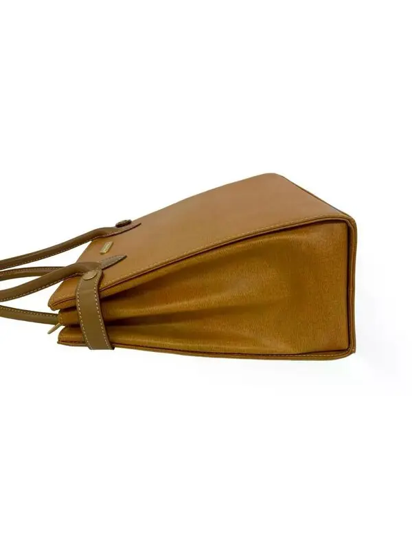 Burberry Calf Leather Handbag - Yellow