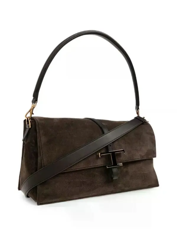 TOD'S T Timeless Shoulder Bag - Brown