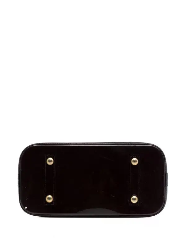LOUIS VUITTON Monogram Vernis Alma Pm Handbag - Purple