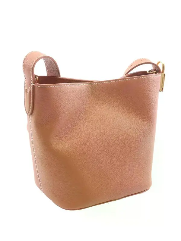 LOUIS VUITTON Leather Shoulder Bag With Pouch - Brown