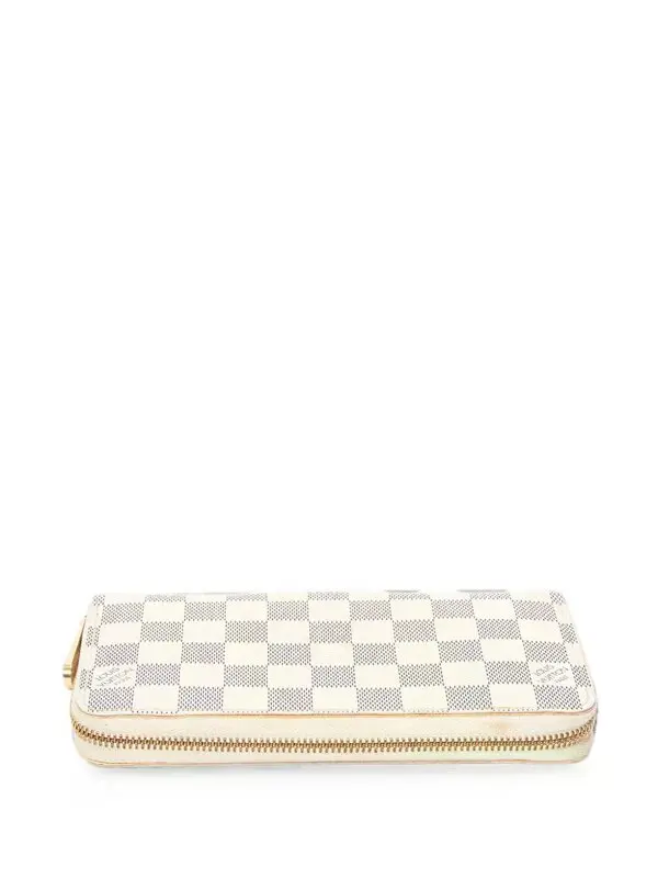 LOUIS VUITTON Damier Azur Zippy Wallet - Neutrals