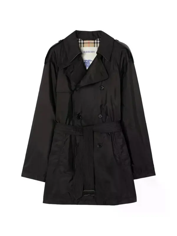 Burberry Mid-length Nylon Leadenham Trench Coat