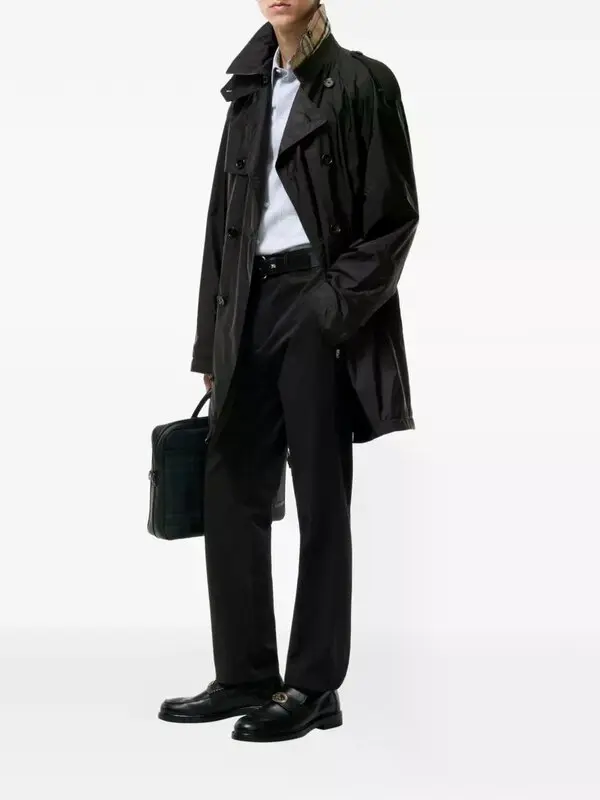 Burberry Mid-length Nylon Leadenham Trench Coat