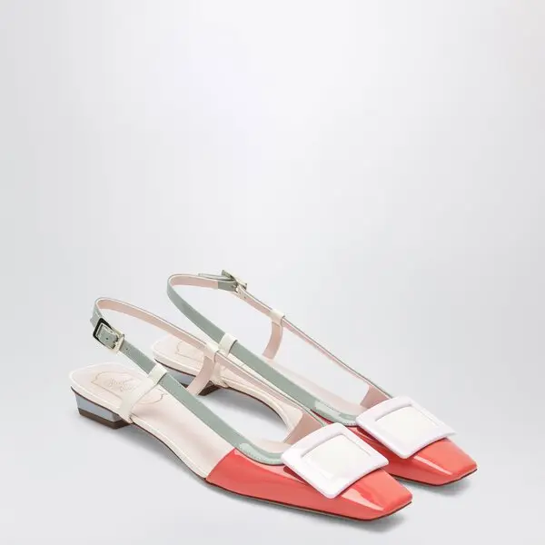 ROGER VIVIER Patent Leather Slingback Ballerinas