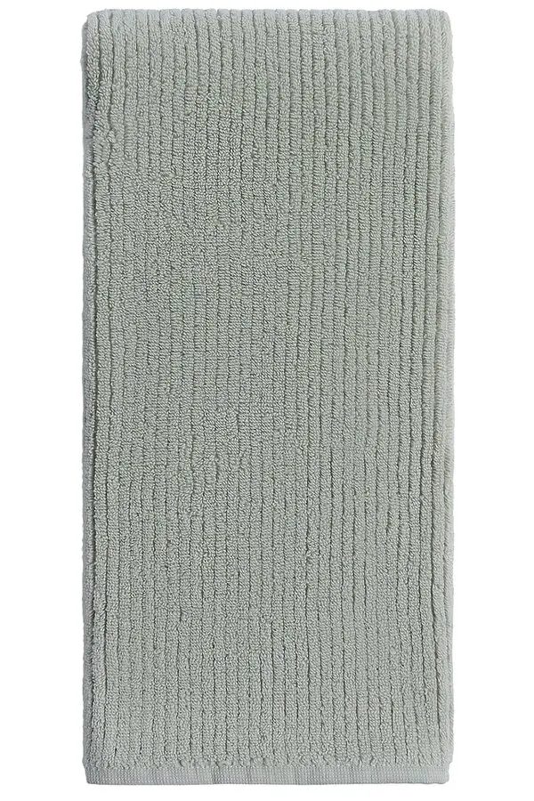 PARACHUTE Soft Rib Hand Towel In Green - Sage