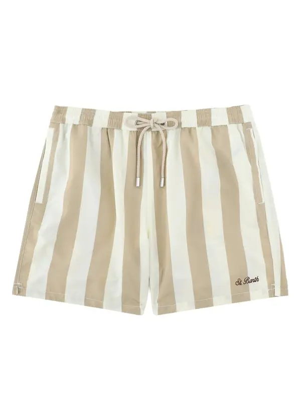 MC2 SAINT BARTH Costume Da Bagno Con Coulisse - Beige