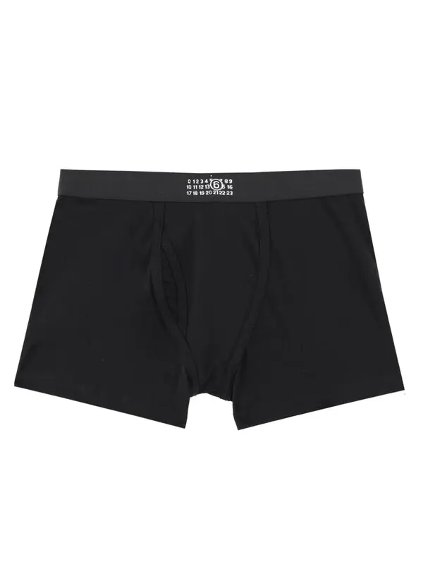 MAISON MARGIELA Boxer In Cotone Con Logo
