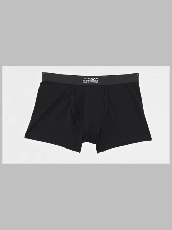 MAISON MARGIELA Boxer In Cotone Con Logo