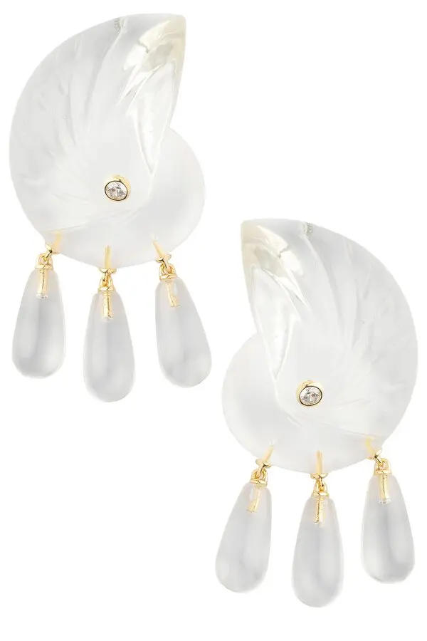 Éliou Cova Shell Pendant Necklace - Clear