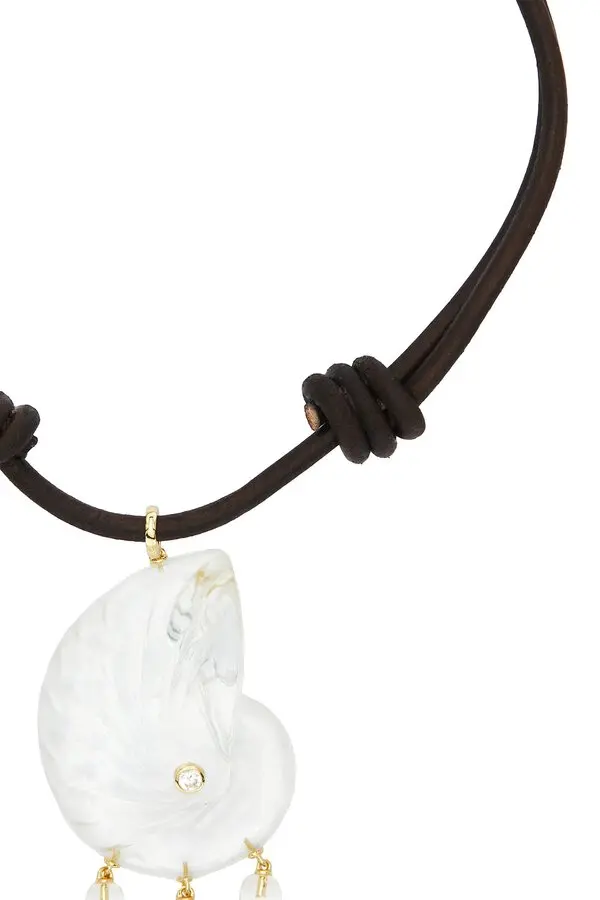 Éliou Cova Shell Pendant Necklace