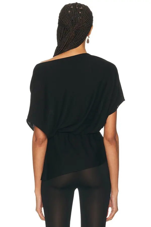 EAVES Jaidyn Knit Asymmetrical Top