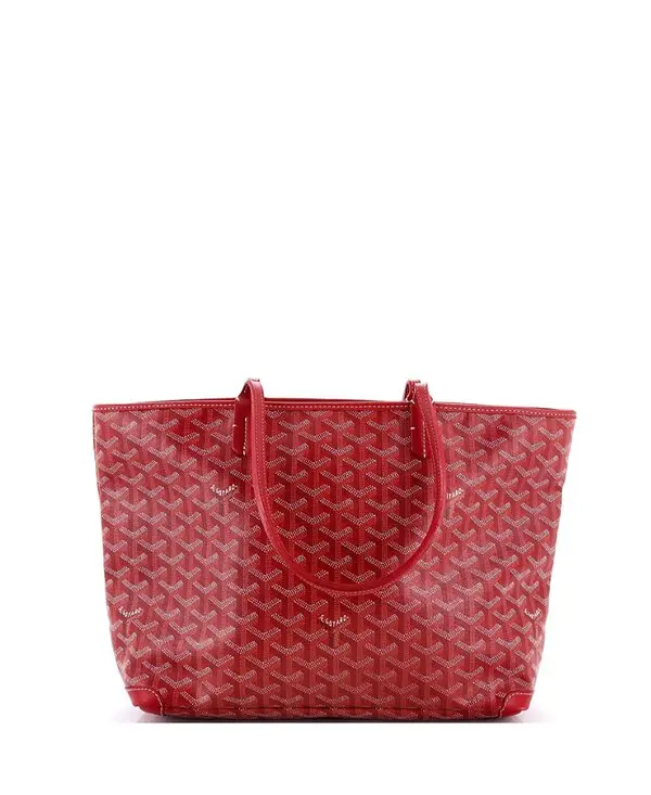 Goyard Pm Artois Tote Coated Canvas - Red