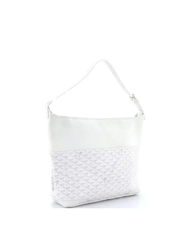 Goyard Grenadine Hobo Coated Canvas With Leather