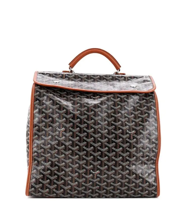 Goyard Saint Leger Briefcase Backpack Coated Canvas - Brown