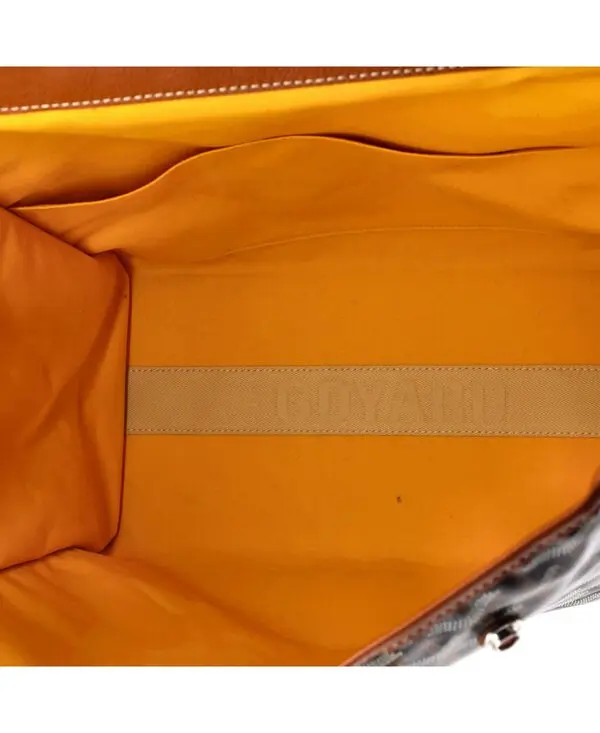 Goyard Saint Leger Briefcase Backpack Coated Canvas