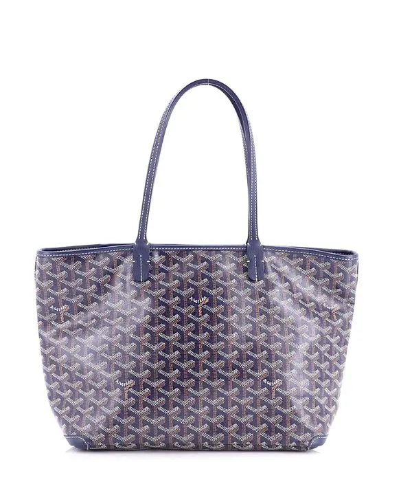 Goyard Mm Artois Tote Coated Canvas - Blue