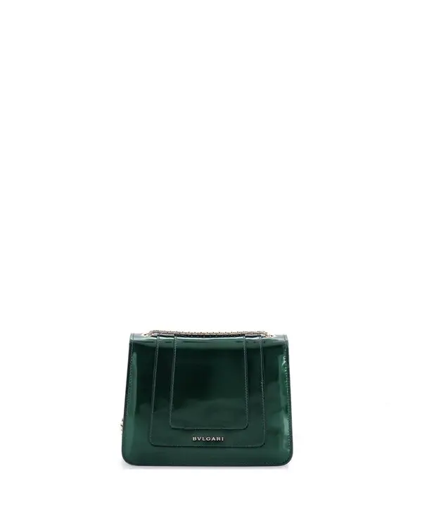 BVLGARI Small Serpenti Forever Square Shoulder Bag Patent
