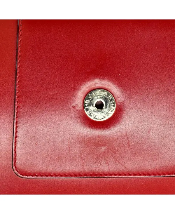 BVLGARI Small Serpenti Forever Top Handle Bag Leather