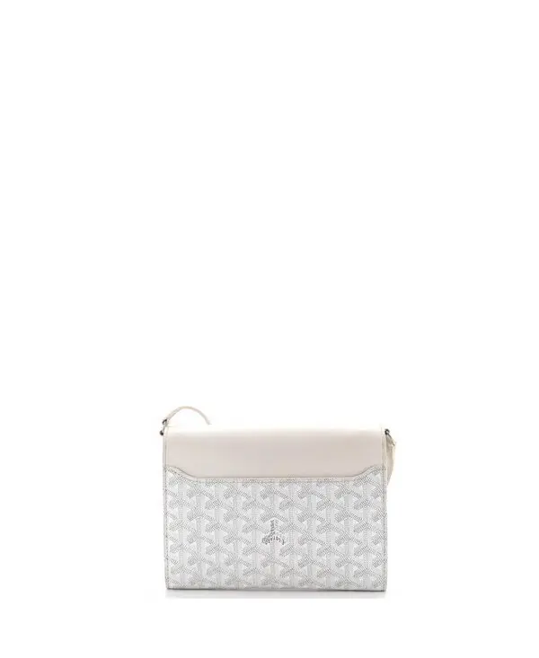 Goyard Chypre Wallet On Strap Coated Canvas With Leather