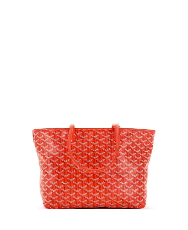 Goyard Pm Artois Tote Coated Canvas - Orange