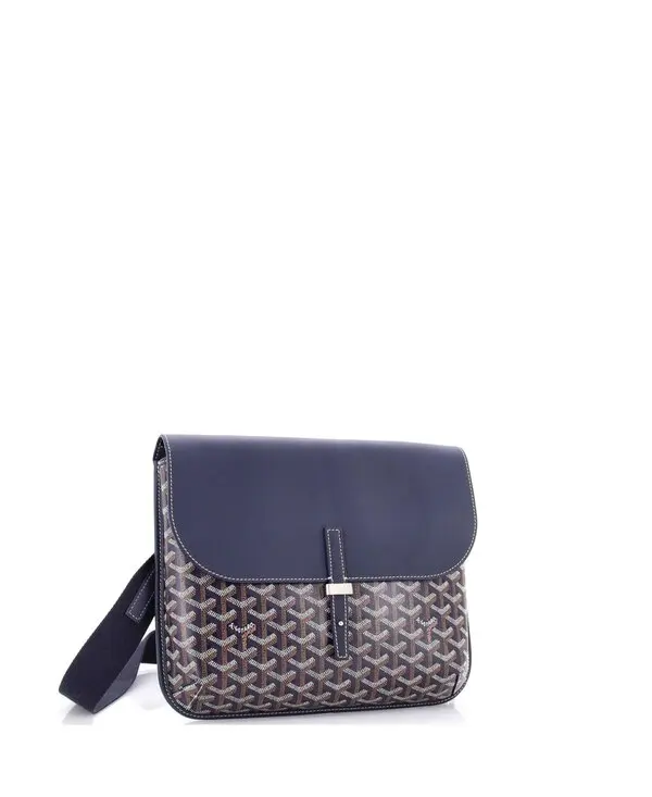 Goyard Coursier Messenger Bag Coated Canvas And Leather