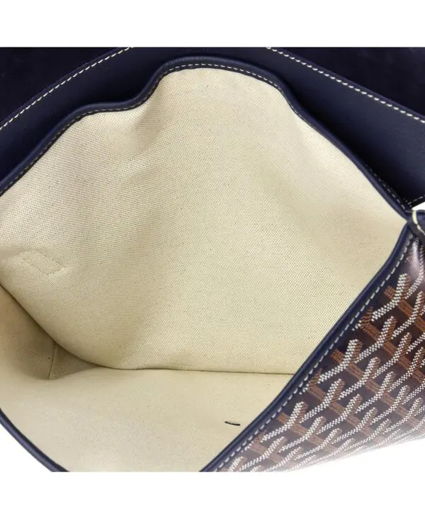 Goyard Coursier Messenger Bag Coated Canvas And Leather