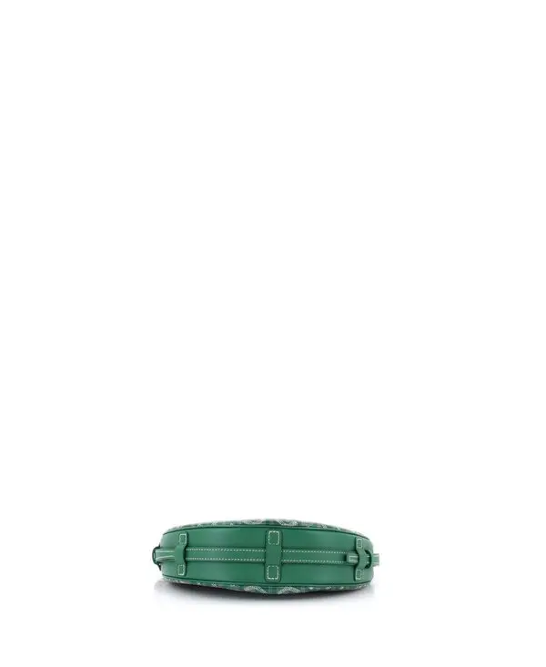 Goyard Hirondelle Shoulder Bag Coated Canvas And Leather - Green